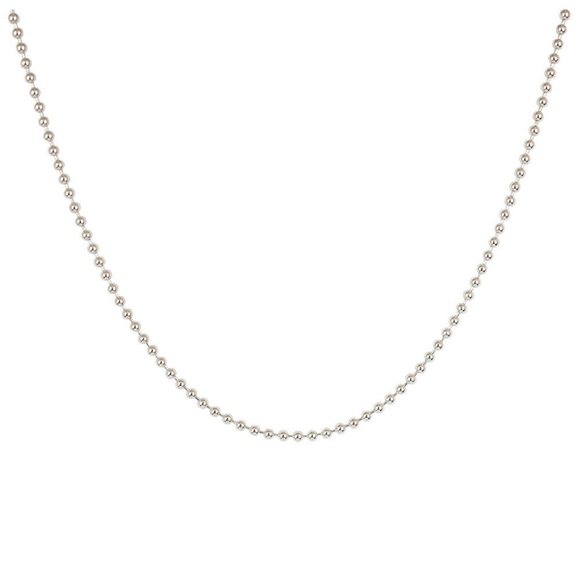 Jewelry | New Sterling Silver Ball Chain Stamp Italy | Poshmark
